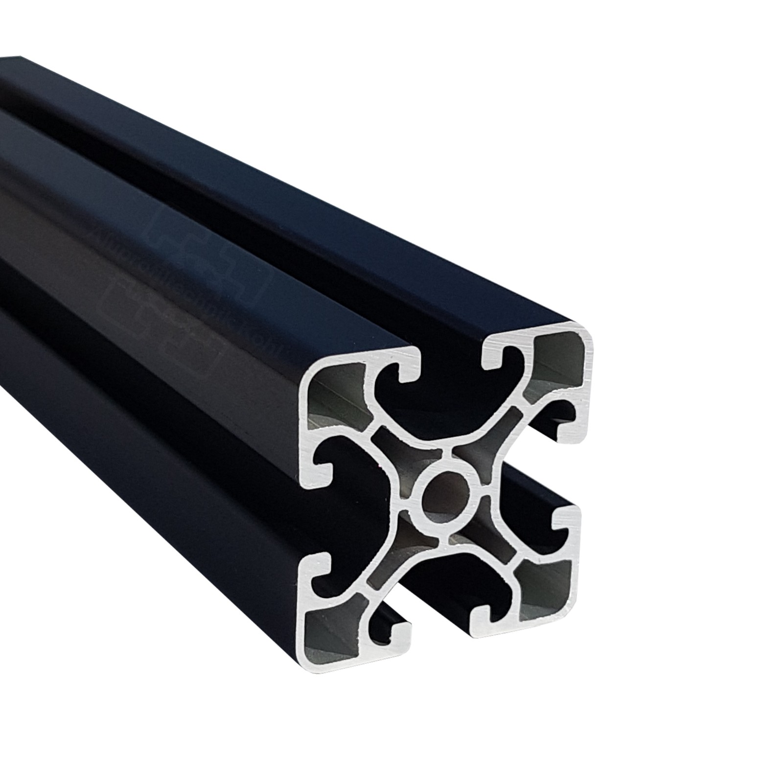 Aluprofiltechnik - Alu Profil-Nut 8-superleicht_schwarz eloxiert ...