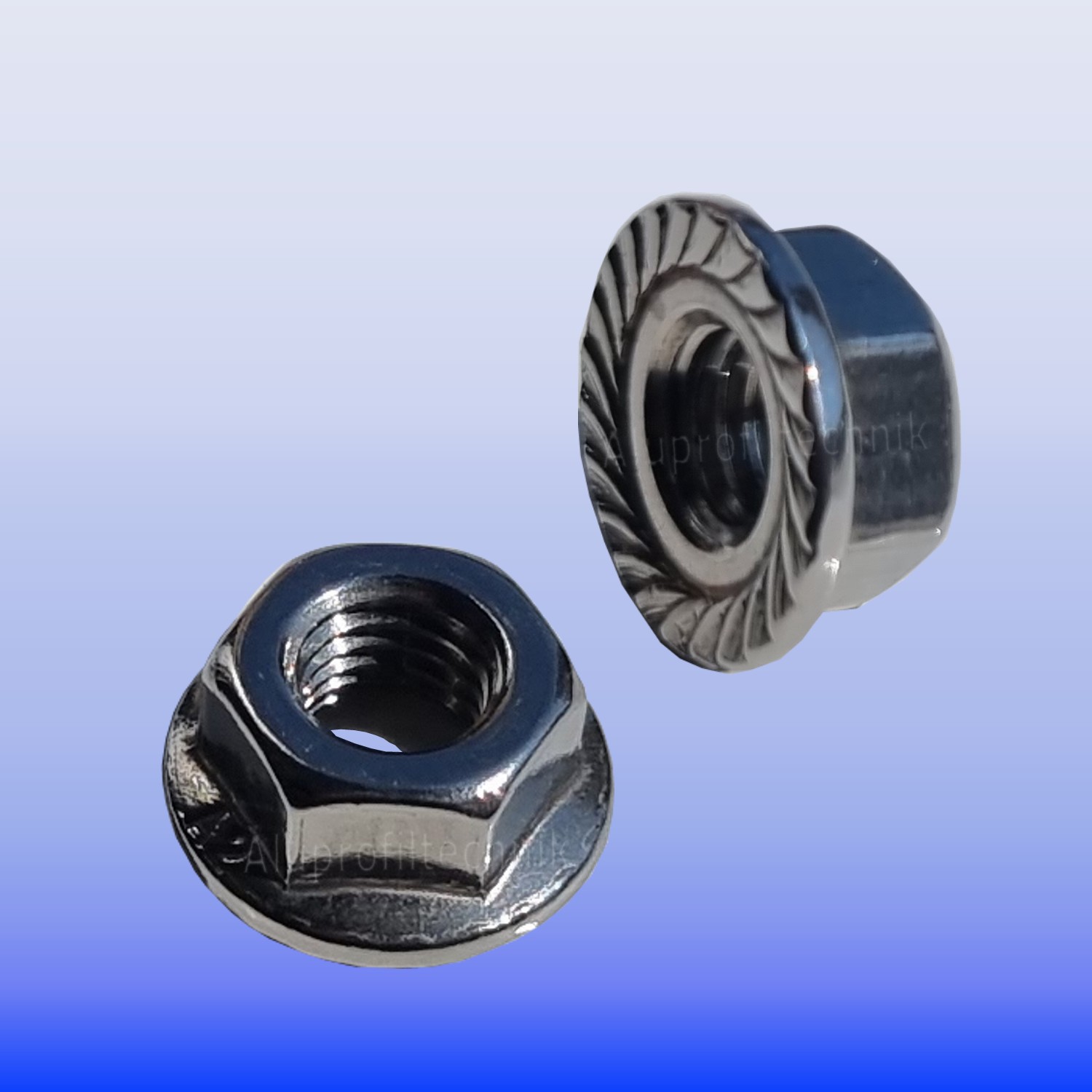 Aluprofiltechnik - Bundmutter Sperrzahnmuttern Flanschmuttern M 8 x 20 ...