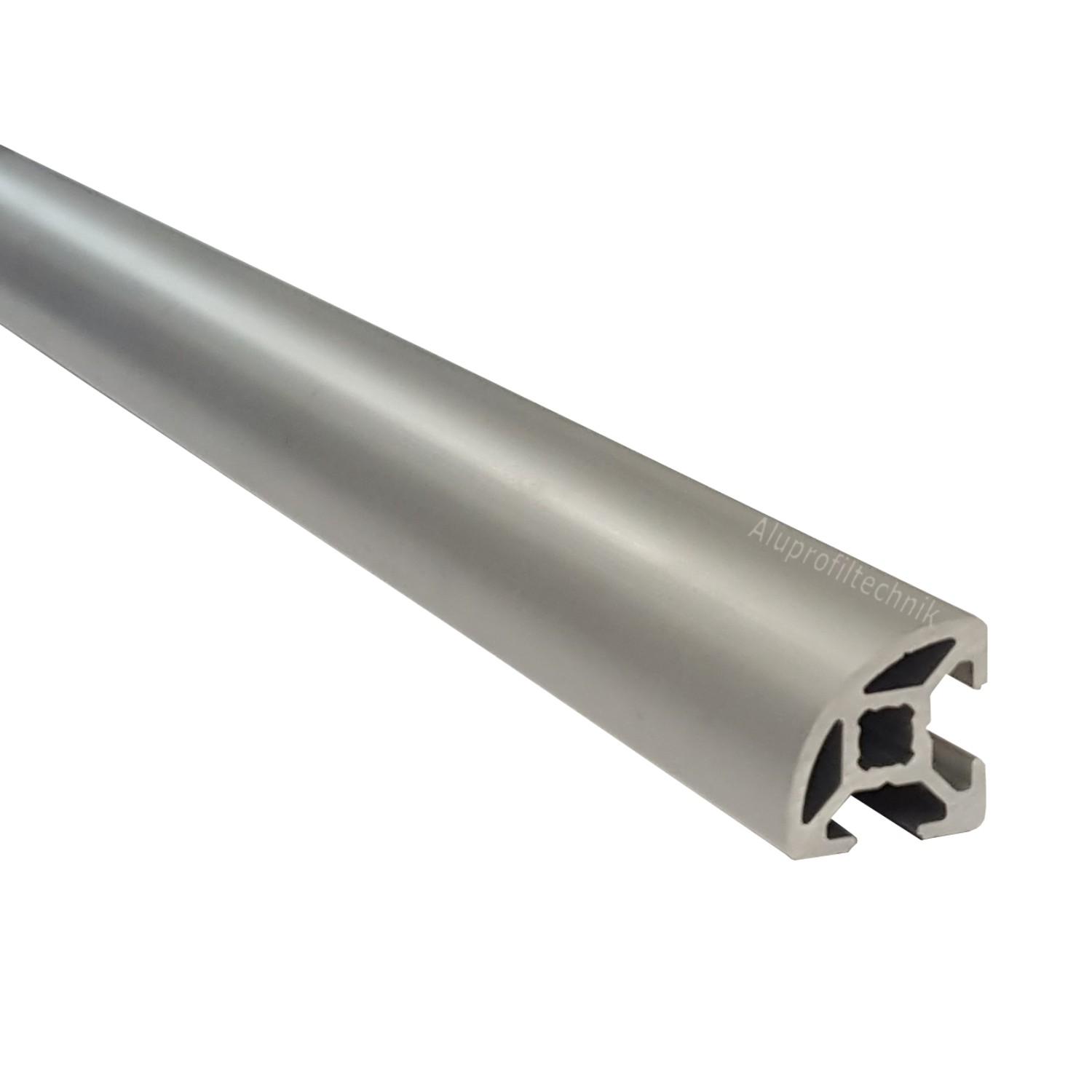 Aluprofiltechnik - Profil 20x20 Nut 6 LR Halbrund B Raster ...